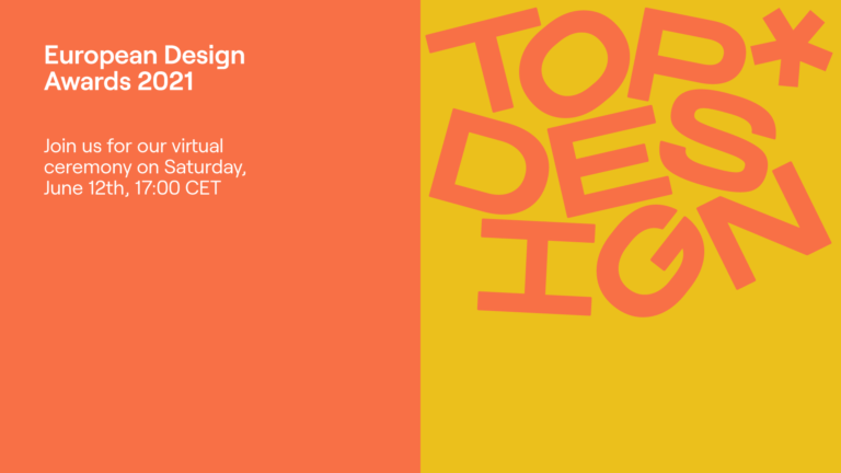 Official announcement of the European Design Awards 2021 results ...